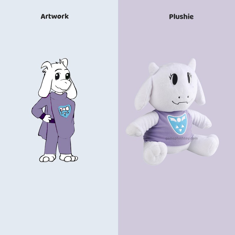 Custom Plush Pillow Like The toriel plush For undertale Fans