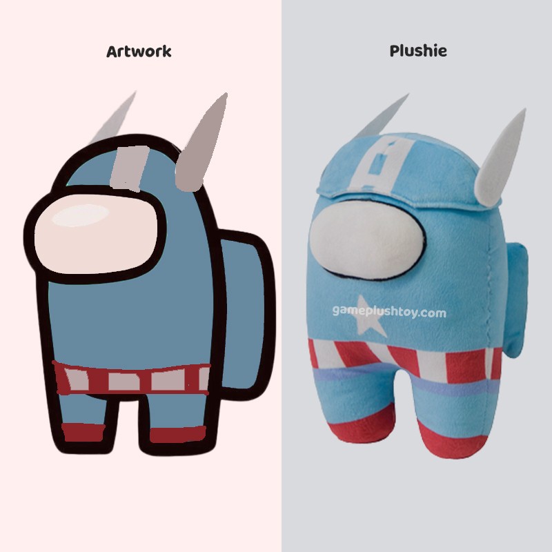 Custom Among us Character Plush Best Gifts For Among Us Gamers