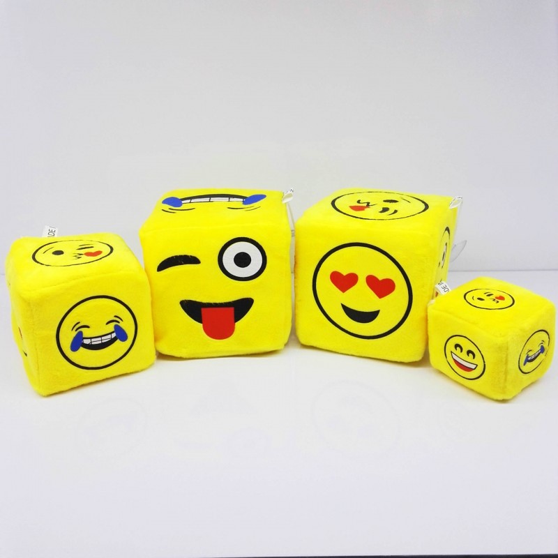 Custom Printed Keychains for Him | Emoji Cube Plush & Personalized ...
