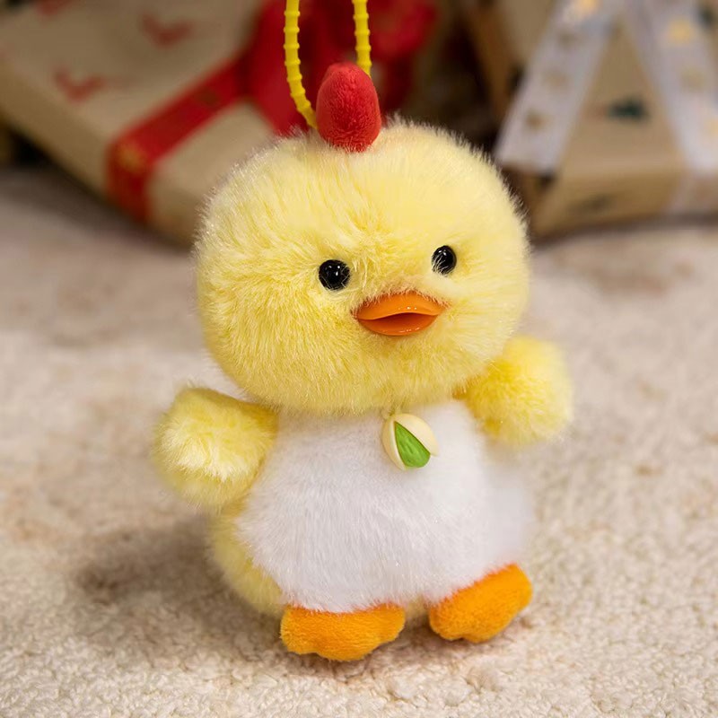 Cute 9cm Plush Keychain Mini Stuffed Keyring Gift Custom Plush Bag Filler