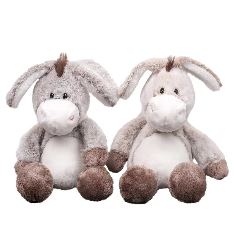 Lifelike Donkey Plush Soft Plush Toy For Kids Wholesale Stuffed Animal
