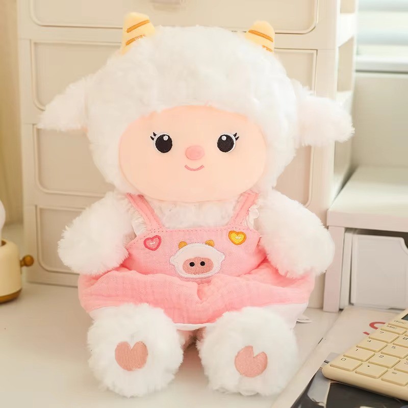 Cartoon Sheep Plush Toy Custom Stuffed Plush Toys Sheep Plush Toy