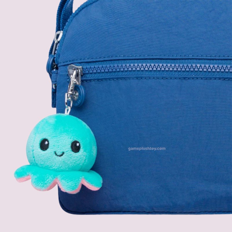 Express Your Style with Reversible Octopus Plush Keychain and More Size ...