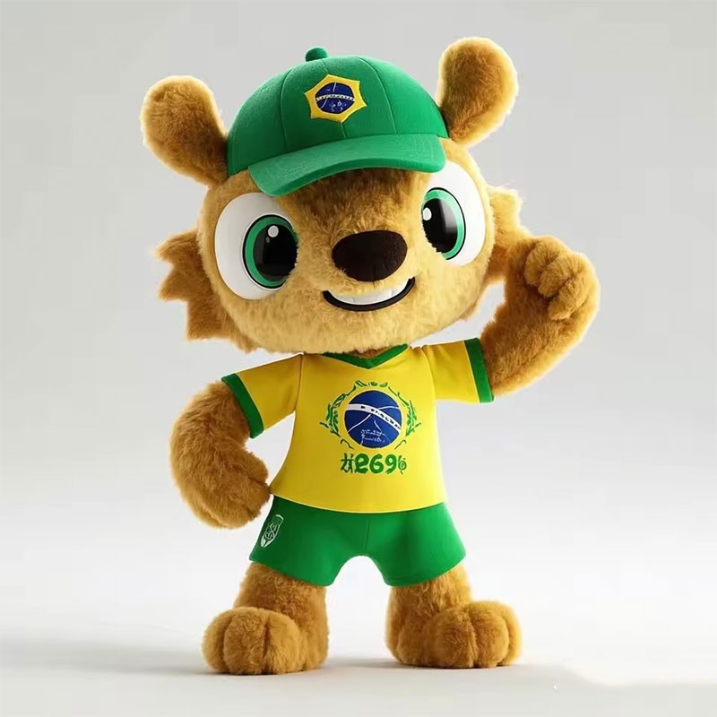Peluche mascotte personnalisée, peluche événement sportif, peluche ...