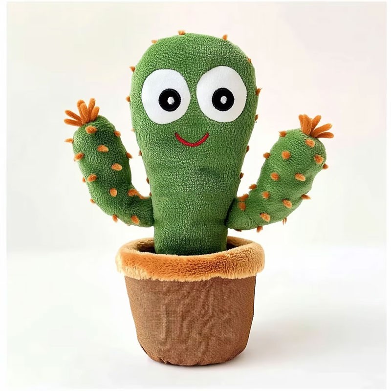 Cactus Plush Toy Interactive Plush Manufacturer Custom Plush Toy Factory