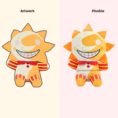 Custom FNAF Plush Cuddly Sundrop Moondrop Plush Best Gift for Fans
