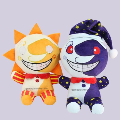 Custom FNAF Plush Cuddly Sundrop Moondrop Plush Best Gift for Fans