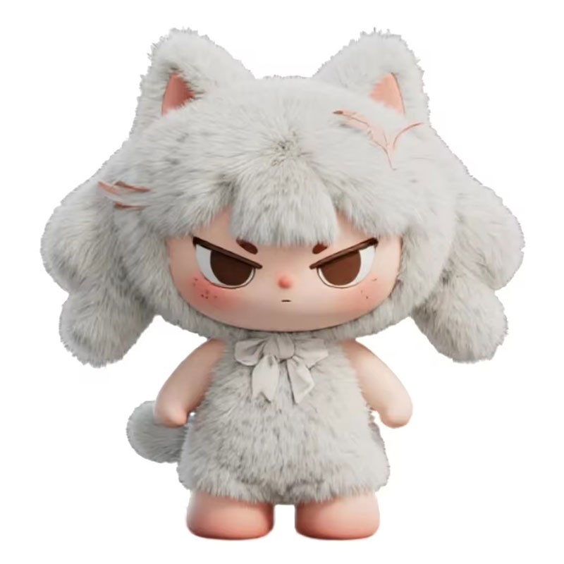 Stand Up Stuffed Animal Custom PVC Face Plush Gothic Plush Doll ...